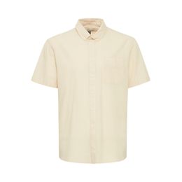 Blend Herren Kurzarmhemd "Kurzarmhemd BHShirt", beige, Gr. S, Obermaterial: 70% Baumwolle CO. 30% Leinen LI., Hemden