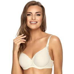 Viania Damen T-Shirt-BH "2er Pack Spacer B&uuml;gel BH Carola", Gr. 95, bunt, Stoff, Obermaterial: 62% Polyamid PA. 27% Polyester PES. 11% Elasthan EL.,