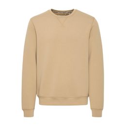 Blend Herren Rundhalspullover "Rundhalspullover BHSweatshirt", beige, Gr. XXL, Obermaterial: 80% Viskose CV. 13% Polyester PES. 7% Elasthan EL.,