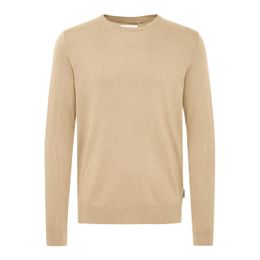Blend Herren Strickfleece-Pullover "Strickpullover BHPullover", beige, Gr. XL, Obermaterial: 78% Viskose CV. 22% Polyester PES., Pullover