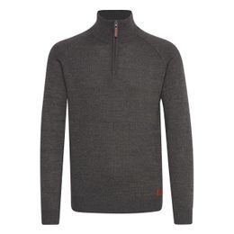 Blend Herren Troyer "Troyer BHDanovan", grau, Gr. M, Obermaterial: 50% Baumwolle CO. 50% Polyacryl PAN., Pullover