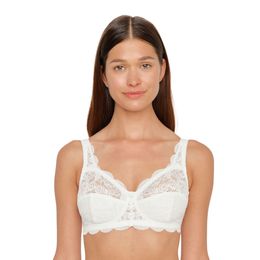 SuSa Damen B&uuml;gelloser BH "2er Pack BH ohne B&uuml;gel Latina", Gr. 105, bunt, Spitze, Obermaterial: 77% Polyamid PA. 15% Baumwolle CO. 8% Elasthan EL., BHs