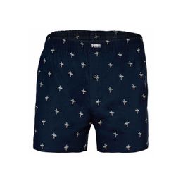 Happy Shorts Herren Webboxer "Web-Boxershorts 1er Pack", Gr. L, bunt, Obermaterial: 100% Baumwolle CO., Unterhosen