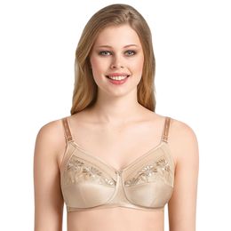 Anita Damen Entlastungs-BH "2er Pack Komfort BH ohne B&uuml;gel Safina", Gr. 85, bunt, Obermaterial: 50% Polyamid PA. 25% Polyester PES. 10% Elasthan EL.