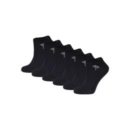 JOOP! JOOP Damen Sneakersocken "Socken Women for your daily glam cotton Socks 6p 6er Pack", Gr. 35, schwarz, Obermaterial: 86% Baumwolle CO. 11% Polyamid