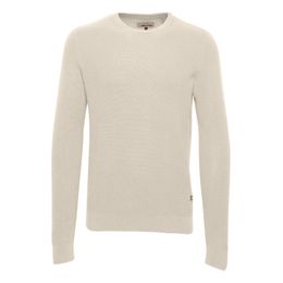 Blend Herren Strickfleece-Pullover "Strickpullover BHCodford", beige, Gr. L, Obermaterial: 100% Baumwolle CO., Pullover