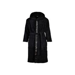 Bademantel Emporio Armani, schwarz, Obermaterial: 100% Baumwolle CO., Hausm&auml;ntel, "Bademantel Sponge"