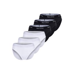 Marc O'Polo MARC O'POLO Damen Slip "Slip 6er Pack", Gr. S, bunt, Obermaterial: 95% Baumwolle CO(Bio). 5% Elasthan EL., Unterhosen