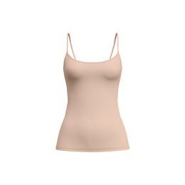 Calida Damen Unterhemd "Unterhemd Sleek Skin Spaghetti Top 1er Pack", Gr. 36, beige, Obermaterial: 73% Polyamid PA. 27% Elasthan EL., Unterhemden
