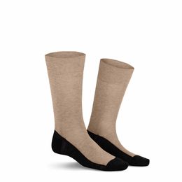 Kunert Damen Socken "Socke George", Gr. 47, grau, Obermaterial: 41% Baumwolle CO. 22% Polyamid PA. 21% Wolle WO. 14% Polypropylen PP. 2% Elasthan