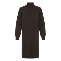oxmo Damen Strickkleid "Strickkleid OXFsanva", braun, Gr. M, Obermaterial: 70% Baumwolle CO. 30% Polyester PES., Kleider