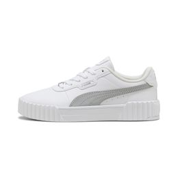 Puma Damen Sneaker "CARINA 3.0 DAYINIGHT", Gr. 42,5Puma wei&szlig;, Puma silber, Synthetik, unifarben, Schuhe