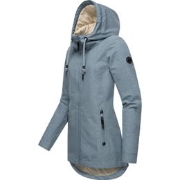 Ragwear Damen Outdoorjacke "Zuzka", blau, Gr. S, Au&szlig;enmaterial: 100% Polyester; Innenfutter: 100% Polyester, Jacken, stylische &Uuml;bergangsjacke mit