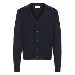 Casual Friday Herren Strickjacke "Strickjacke CFHeine", blau, Gr. L, Obermaterial: 65% Polyacryl PAN. 27% Nylon NY. 5% Wolle mw. 3% Polyester PES.,