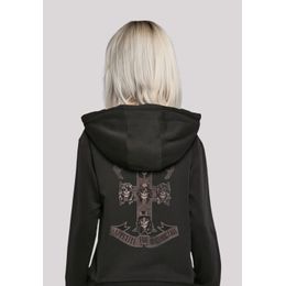 F4NT4STIC Damen Kapuzenpullover "Guns 'n' Roses Appetite for Destruction Sepia", schwarz, Gr. L, Obermaterial: 65% Baumwolle, 35% Polyester,