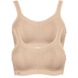 Anita Damen Sport-BH "Sport BH momentum", Gr. 90, beige, Stoff, Obermaterial: 70% Polyester PES. 15% Polyamid PA. 15% Elasthan EL., BHs