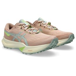asics Damen Trailrunningschuh "FUJI LITE 6", Gr. 39pale apricot, lichen rock, Textil, Schuhe, leichter Trailrunningschuhe