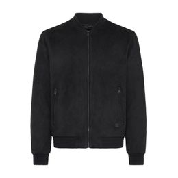 INDICODE Herren Lederjacke "Lederjacke IDRielo", schwarz, Gr. XXL, Obermaterial: 93% Polyester PES. 7% Elasthan EL., Jacken