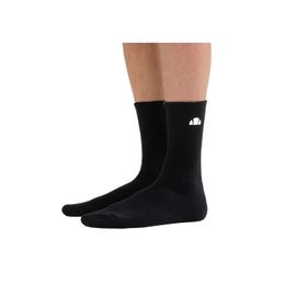 Ellesse Damen Sneakersocken "Socken ALACRE Crew Socks 3er Pack", Gr. 41, schwarz, Obermaterial: 68% Baumwolle CO. 16% Polyester PES. 14% Polyamid PA.