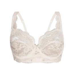Sassa Mode SASSA Damen B&uuml;gel-BH "B&uuml;gel BH CLASSIC LACE", Gr. 80, beige, Spitze, Obermaterial: 90% Polyamid PA. 10% Elasthan EL., BHs