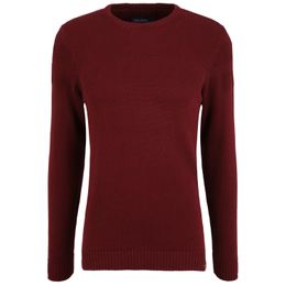 Blend Herren Strickfleece-Pullover "Strickpullover BHGastamo", rot, Gr. XXL, Obermaterial: 100% Baumwolle CO., Pullover