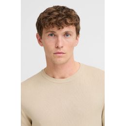 Blend Herren Strickfleece-Pullover "Strickpullover BHDan", grau, Gr. S, Obermaterial: 70% Viskose CV. 30% Nylon NY., Pullover