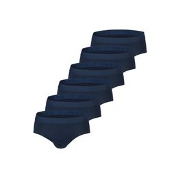 JOOP! JOOP Herren Slip "Slip Everyday 6er Pack", Gr. XL, blau, Obermaterial: 95% Baumwolle CO. 5% Elasthan EL., Unterhosen