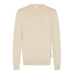 Blend Herren Strickfleece-Pullover "Strickpullover BHDan", grau, Gr. M, Obermaterial: 70% Viskose CV. 30% Nylon NY., Pullover