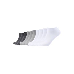 s.Oliver Damen Sneakersocken "Socken 10er Pack", Gr. 39, wei&szlig;, Obermaterial: 62% Baumwolle CO. 36% Polyester PES. 2% Elasthan EL., Socken