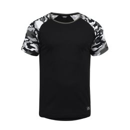 !Solid SOLID Herren Rundhalsshirt "Rundhalsshirt SDCahil", grau, Gr. M, Obermaterial: 100% Baumwolle CO., Shirts