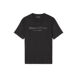 Marc O'Polo MARC O'POLO Herren T-Shirt "T-Shirt Big-Logo 1er Pack", schwarz, Gr. S, Obermaterial: 100% Baumwolle CO., Shirts
