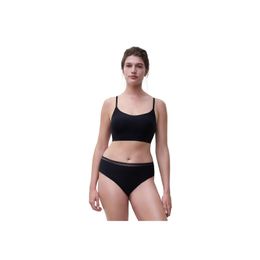 Chantelle Damen Slip "Slip Slip Cozy Chic 2P 2er Pack", Gr. S, schwarz, Obermaterial: 80% Modal CMD. 20% Elasthan EL., Unterhosen