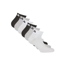 Fila Herren Kurzsocken "Socken 6er Pack", Gr. 43, bunt, Obermaterial: 75% Baumwolle CO. 23% Polyester PES. 2% Elasthan EL., Socken