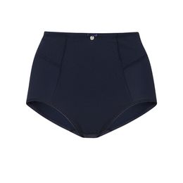 SuSa Damen Miederslip "Miederslip Capri", Gr. 50, blau, Stoff, Obermaterial: 80% Polyamid PA. 20% Elasthan EL., Unterhosen