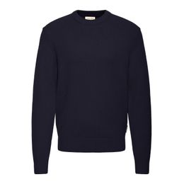 Casual Friday Herren Strickfleece-Pullover "Strickpullover CFANDRO", blau, Gr. S, Obermaterial: 50% Polyacryl PAN. 28% Polyester PES. 22% Nylon NY.,