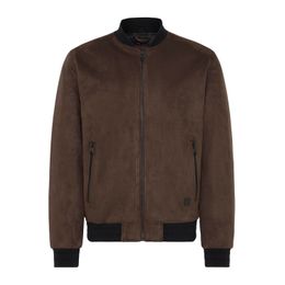 INDICODE Herren Lederjacke "Lederjacke IDRielo", braun, Gr. XXL, Obermaterial: 93% Polyester PES. 7% Elasthan EL., Jacken