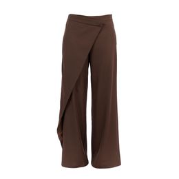 SURI FREY Damen Stoffhose "Stoffhose SFY Freyday", braun, Gr. S, Obermaterial: 97% Polyester PES. 3% Elasthan EL., Hosen