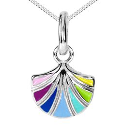 OSTSEE-SCHMUCK Damen Kette mit Anh&auml;nger "OSTSEE-SCHMUCK Kette mit Anh&auml;nger Bl&uuml;te Kette mit Anh&auml;nger Bl&uuml;te", 42cm, Silber 925 (Sterlingsilber), L: 40,