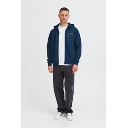 Blend Herren Kapuzensweatjacke "Kapuzenfleecejacke BHSunic", blau, Gr. S, Obermaterial: 80% Polyester PES. 20% Baumwolle CO., Sweatjacken