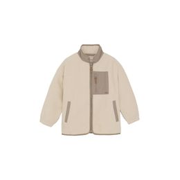 Minymo M&auml;dchen Fleecejacke "Fleecejacke MIJacket Brushed", beige, Gr. 134, Obermaterial: 100% Polyester PES., Jacken