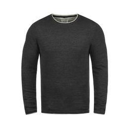 Blend Herren Rundhalspullover "Rundhalspullover BHOdin", grau, Gr. XXL, Obermaterial: 100% Baumwolle CO., Pullover