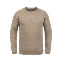 Blend Herren Strickfleece-Pullover "Strickpullover BHJohn", beige, Gr. XL, Obermaterial: 100% Baumwolle CO., Pullover