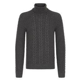 Blend Herren Rollkragenpullover "Rollkragenpullover BHBASIM", grau, Gr. XXL, Obermaterial: 50% Baumwolle CO. 47% Polyacryl PAN. 3% Nylon NY., Pullover