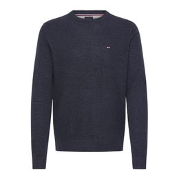 FQ1924 Herren Strickfleece-Pullover "Strickpullover FQGranby", blau, Gr. M, Obermaterial: 100% Baumwolle CO., Pullover