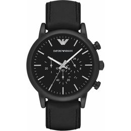 Emporio Armani Armbanduhr mit Chronograph Herren Gr&ouml;&szlig;e One Size schwarz