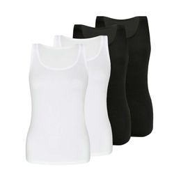 Sassa Mode SASSA Damen Achseltop "4er Sparpack Top LOVELY SKIN", Gr. 40, bunt, Obermaterial: 95% Modal CMD. 5% Elasthan EL., Unterhemden