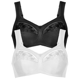 Anita Damen Entlastungs-BH "Entlastungs BH Safina", Gr. 105, bunt, Stoff, Obermaterial: 50% Polyamid PA. 25% Polyester PES. 10% Elasthan EL. 10%