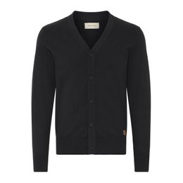 Blend Herren Strickjacke "Strickjacke BHFinex", schwarz, Gr. XL, Obermaterial: 70% Baumwolle CO recyc.. 30% Polyester Pol. recyc.., Strickjacken