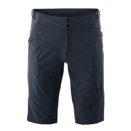 Gonso Herren Fahrradhose "Trail Shorts Hipbag M", blau, Gr. XXL, 85% Polyester, 15% Elasthan, Hosen, Bewegungselastisch, strapazierf&auml;hig und