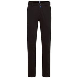 MEYER Damen Chinos "M5 FIT", schwarz, Gr. 34, unifarben, 89% Baumwolle, 8% Elastomultiester, 3% Elasthan, Hosen, im unifarbenen Design